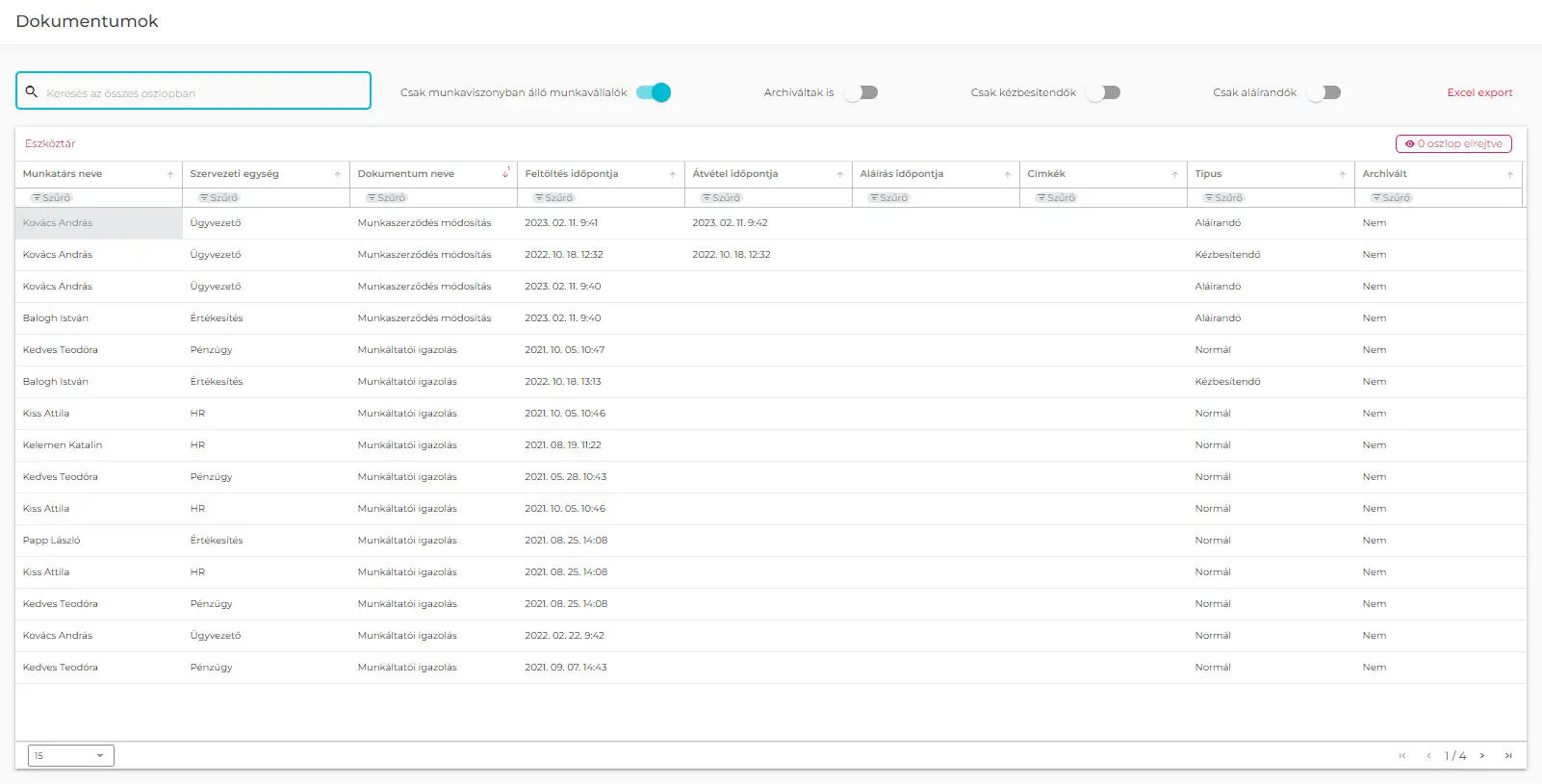 Dokumentumok - Europroof Start Felhasználói Segédlet